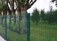 China Hot Dip Galvanized Powder Coated Anti Cut Fencing 358 Building Site Clearvu for sale