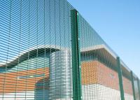 China 2000mm Anti Climb Fencing Powder Coated Prison Clear View High Security Anti Cut for sale