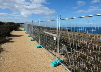 China Pre HDG Tall 2.1m Temporary Steel Fencing Portable Welded Wire With Clamps for sale