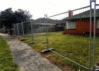 China Metal Panels 4ft Temporary Steel Fencing Construction Removable for sale