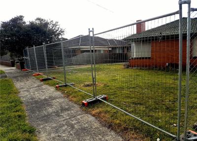 China Metal Panels 4ft Temporary Steel Fencing Construction Removable for sale