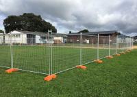 China 2100mm Height Temporary Steel Fencing Popular Security Flexible Mobile for sale