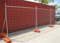 China Australia Safety 3m Metal Construction Fence Panels With Feet for sale