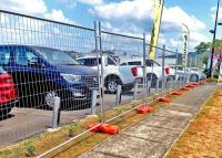 China 2.4m Temporary Steel Fencing Security Construction Site Rentals for sale