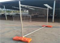China Hot Dip Galvanized 1.8m Temporary Steel Fencing Removable Safety for sale