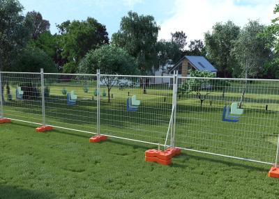 China Metal Steel Welding 1.5m Movable Temporary Fence Hot Dip Galvanized Portable Panels for sale