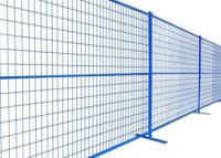 China Canada Powder Coated Mesh Temporary Fencing 6ftx9.5ft Construction Panels  for sale