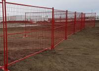 China Canada Type 3.0mm Temporary Site Fencing Movable Construction Security Netting for sale