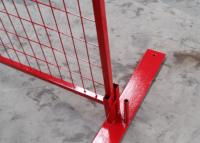 China High Strength Low Carbon Steel Temporary Site Fencing Safety Easy Installation Ca for sale