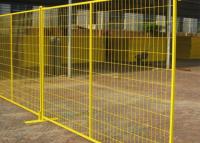China Bright Color Versatile Construction Site Temporary Fence Canada Commercial 6ftx10ft for sale