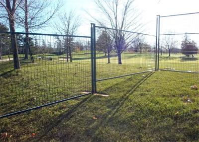 China Heavy Duty 5mm 50x100mm Temporary Site Fencing Outdoor Construction With Top Clips for sale