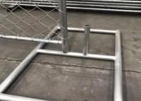 China Galvanized Removable 12ft X 8ft Temporary Security Fencing For Building Jobsite for sale