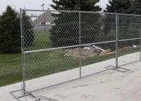 China High Stability 10ft X 6ft Portable Security Fencing Chain Link For Special Events for sale