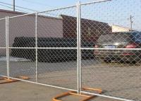 China 1.5mm Temporary Security Fencing Self Standing Chain Link for sale