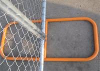 China 1.5mm Temporary Security Fencing Self Standing Chain Link for sale