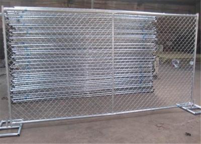China Construction Site 60x60mm Secure Temporary Fencing Hot Dip Galvanized Portable for sale