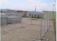 China Hot Dip Galvanized 11.5ga Temporary Security Fencing Metal 6 Foot Cyclone for sale