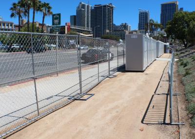 China Hot Dip Galvanized 11.5ga Temporary Security Fencing Metal 6 Foot Cyclone for sale
