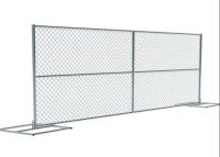 China Metal Steel 3.2mm Site Security Fencing Construction Galvanized Chain Link Movable for sale