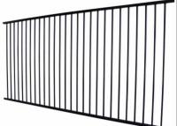 China Commercial Buildings Perimeter Security Fence 6ft Galvanized Steel for sale