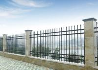 China Steel Wrought Iron Metal Decorative Fence Panels 1.8m High Security for sale
