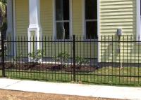 China 8FT Galvanized Wrought Iron Fence Q235 Steel For Residential for sale