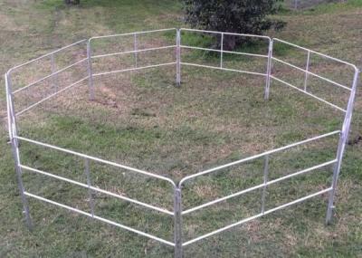 China 3 Rails Hot Dip Galvanized Horse Holding Yard Panel 2000 X 1350mm for sale