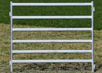 China Oval Pipe Portable Horse Corral Panels Easily Assembled for sale