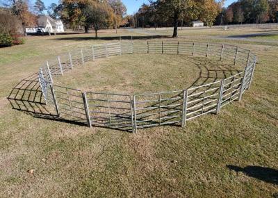 China 12 Ft Unique Cowboy Horse Cattle Corral Panels Flexible for sale