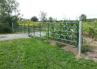 China Heavy Duty Powder Coated 10ft Galvanised Farm Gate Rustproof 1.3m Height for sale