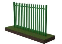China Strong Perimeter Protection Palisade Security Fencing D Section W Section for sale