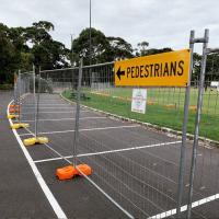 China 2.1m*2..4m Australia Outdoor Galvanized Temporary Fence Panel for Construction for sale