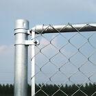 China 3mm Wire 50X50mm Diamond Mesh Galvanized Steel Temporary Chain Link Fence/Cyclone Fence for sale
