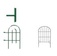 China Decorative Garden Iron Fence Rustproof Green Iron Landscape Wire Folding Fencing for sale