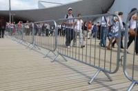 China 1.2mx2.1m Pedestrian Crowd Control Road Safety Barrier Temporary Crowd Control Barriers for sale