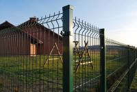 China New Arrival Powder Coated 3D Welded Mesh Fence 3D Curved Welded Security Fence Panel for sale