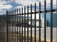 China 6ft x 8ft Wrought Iron Garden Fence Ornamental  Iron Fence Steel Fence for sale