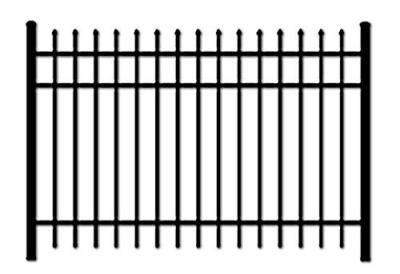 China Galvanized 1.5x1.8m Steel Tubular Fencing Anti Aging For Residential Pool for sale