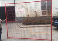 China CE PCV Coated 6x10ft Temporary Site Fencing For Construction for sale