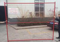 China CE PCV Coated 6x10ft Temporary Site Fencing For Construction for sale