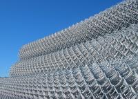 China Diamond Wire Mesh 1.8m Steel Chain Link Fencing With Galvanized for sale