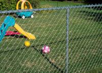 China 6ftx50ft Steel Chain Link Fencing for sale