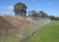 China Heavy Duty 50ft L/Roll Anti Climb Chain Link Fence With 100x100mm Mesh for sale