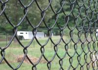 China Galvanized Iron 8 Foot Tall Chain Link Fence , 3mm Cyclone Mesh Gates Rust Resistant for sale