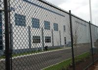 China PVC Coated 1.2 M Chain Link Fencing , 5mm Diameter Security Wire Mesh Fencing for sale