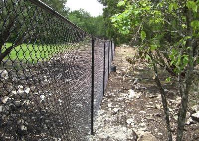 China PVC Coated 1.2 M Chain Link Fencing , 5mm Diameter Security Wire Mesh Fencing for sale