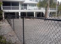 China Anti Corrosion Black 2m High Steel Chain Link Fencing With Vinyl Coated for sale