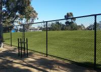 China Farm And Field Steel 2.0mm Black Galvanized Chain Link Fence for sale