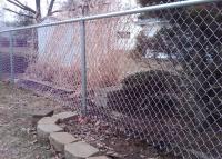 China 3000mm High Galvanized Cyclone Fence , 2.5mm Diameter 9 Gauge Chain Link Fence for sale