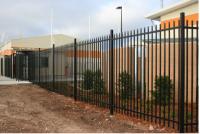 China Spear Top Steel Single Gates , 1.8mx2.4m Fencing Tubular Steel for sale